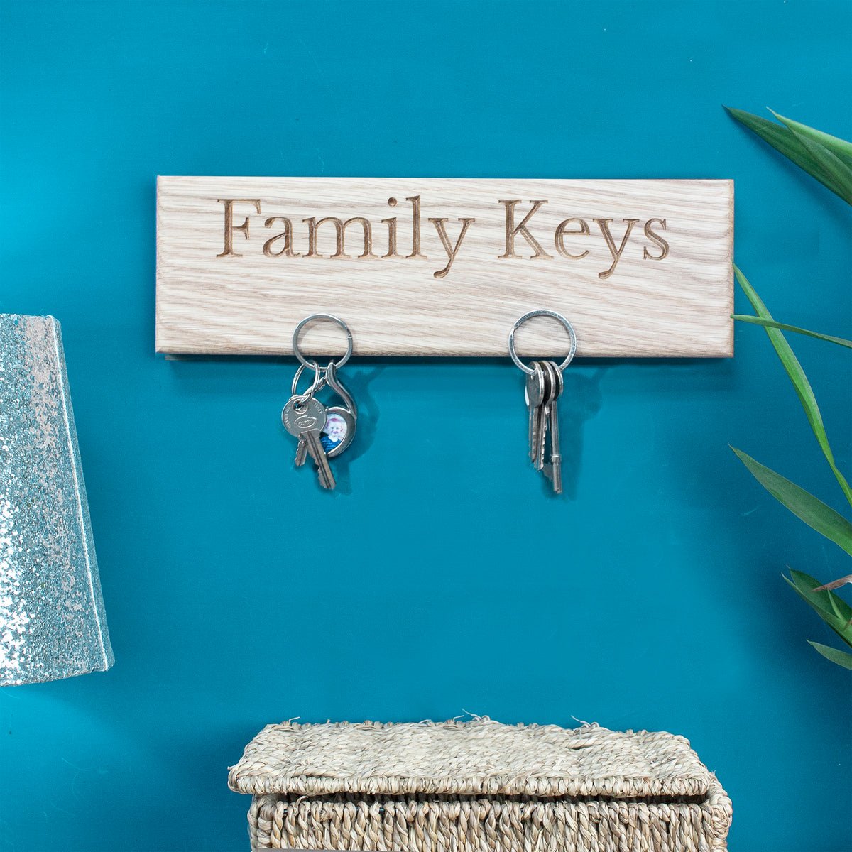 Magnetic Oak Family Keys Holder – PeakHeritage