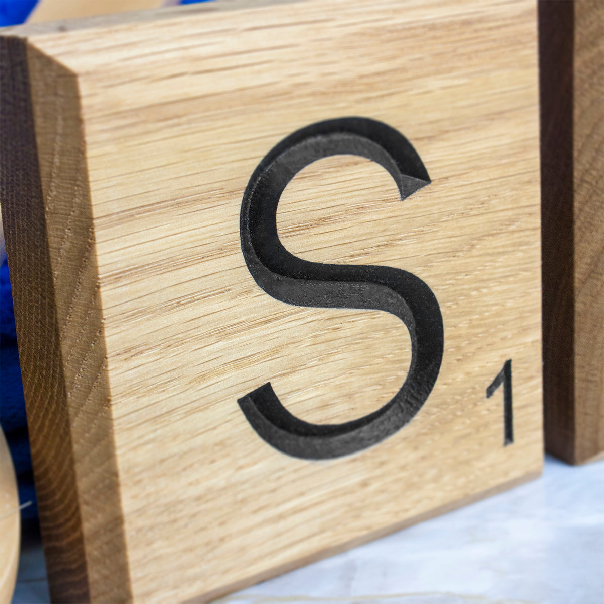 Oak Scrabble Tiles – PeakHeritage