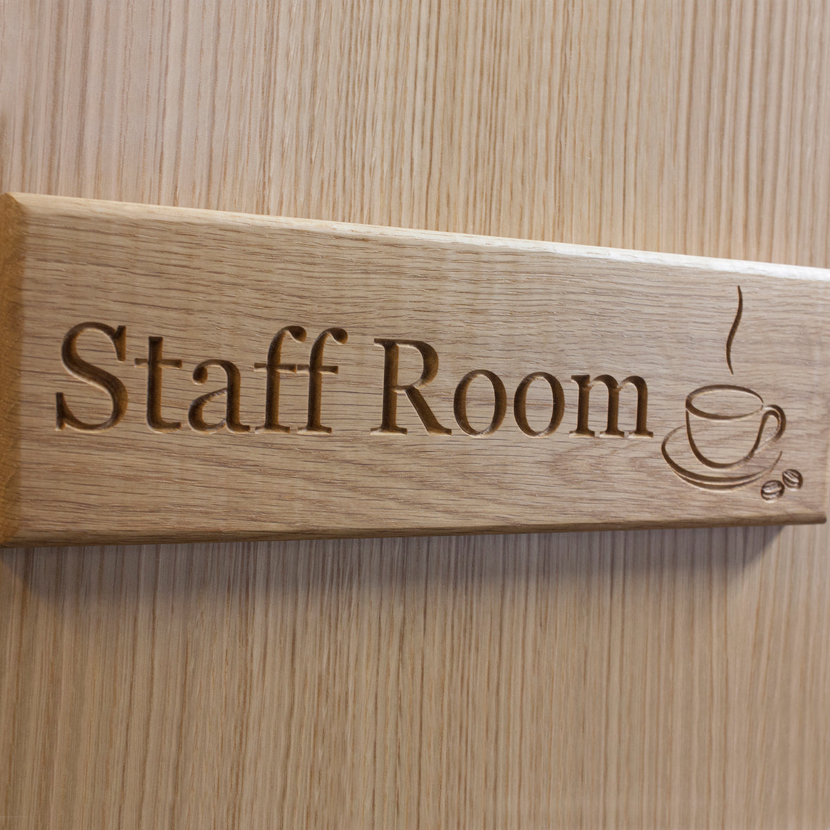 Oak Staff Room Sign – PeakHeritage