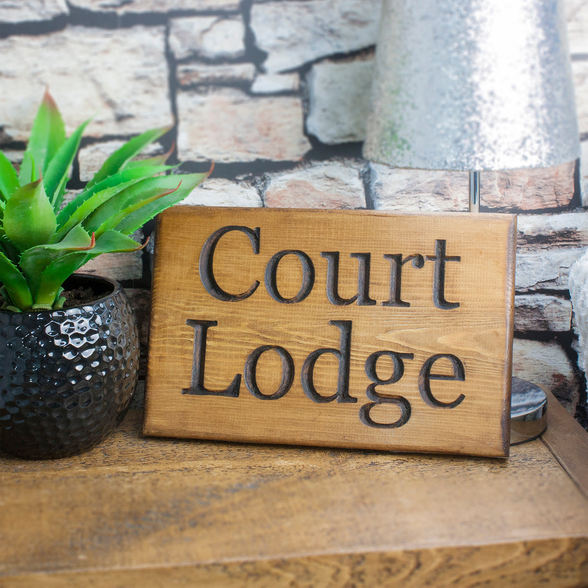 Rustic House Sign Large – PeakHeritage